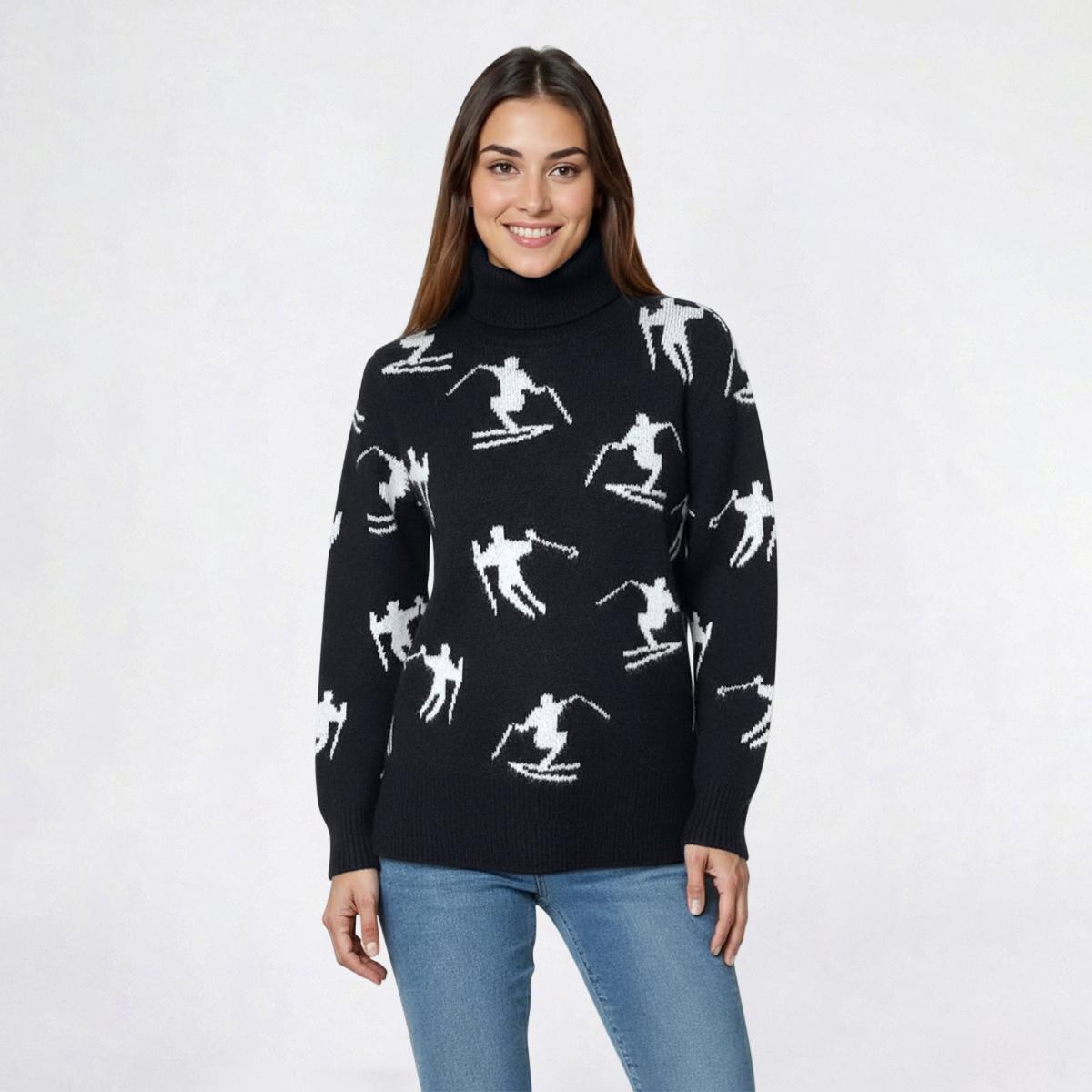 Click here for Womens Hanna & Gracie Long Sleeve Turtleneck Ski S... prices